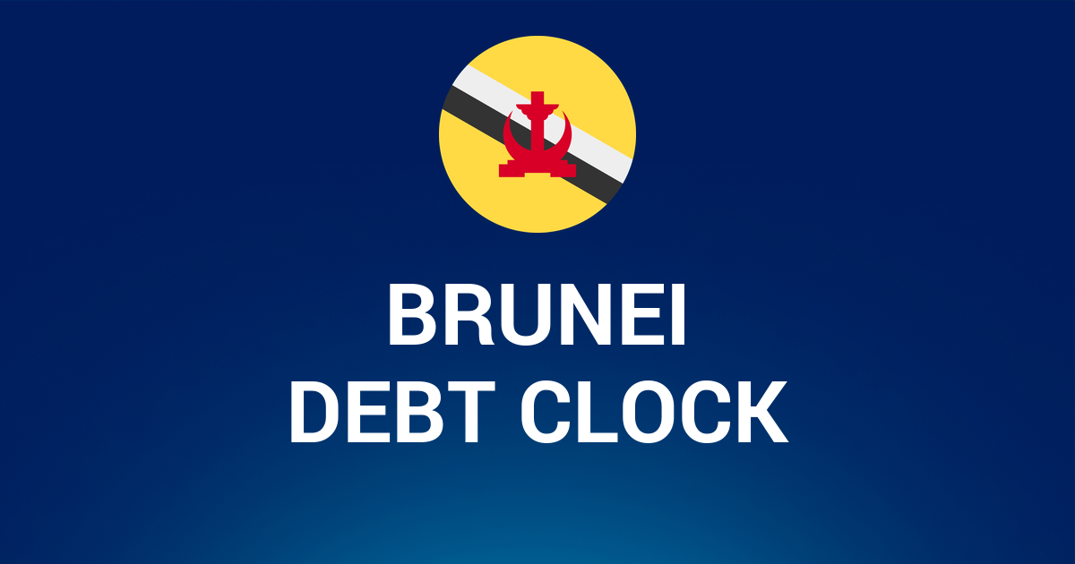 Brunei Debt Clock - National debt of Brunei