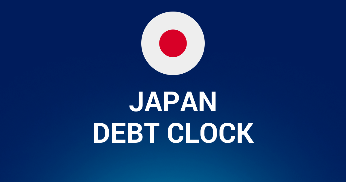 Japan Debt Clock - National debt of Japan