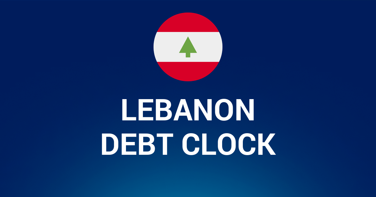 Lebanon Debt Clock - National debt of Lebanon