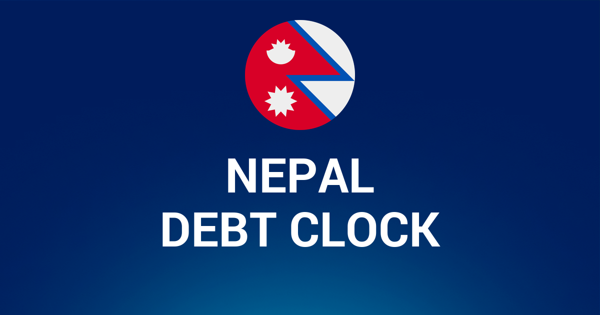 Nepal Debt Clock - National debt of Nepal