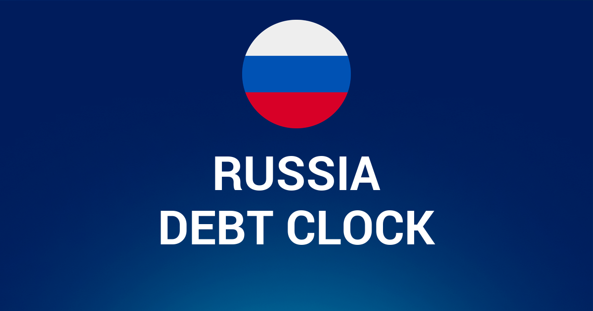 Russia Debt Clock - National debt of Russia