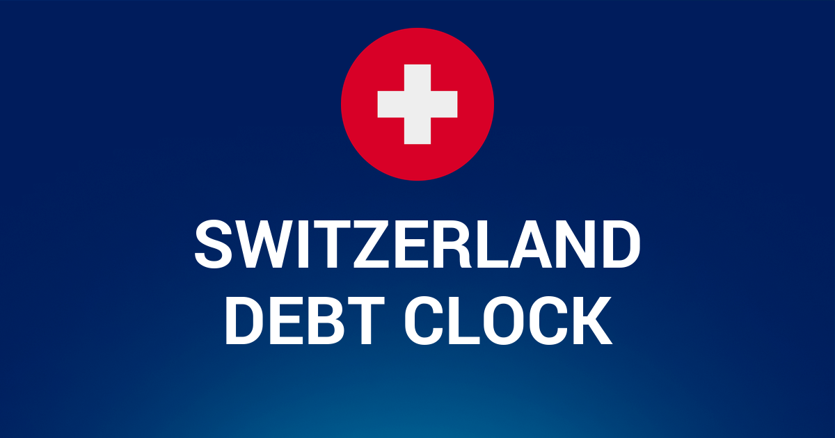 Switzerland Debt Clock - National debt of Switzerland